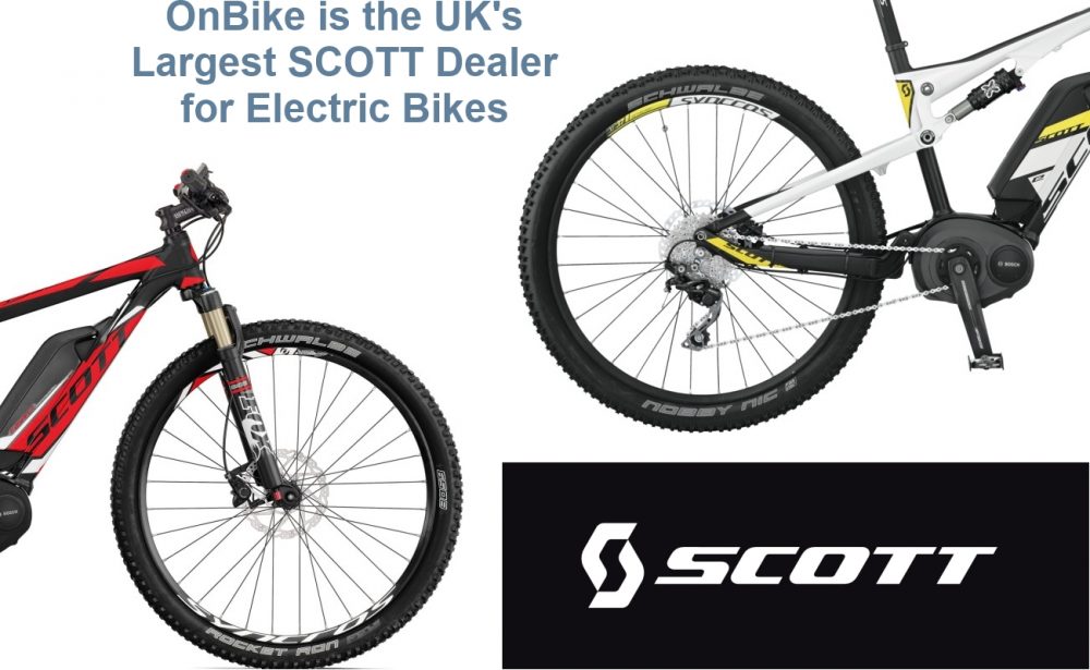 Scott Electric Mountain Bikes | OnBike the UK's Specialist